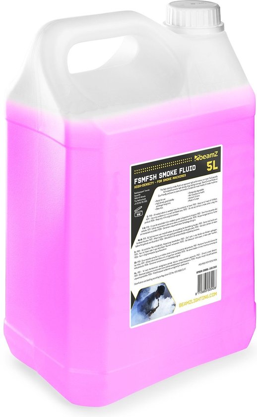 Rookvloeistof - BeamZ rookmachine vloeistof voor extra dikke rook - 5L | bol