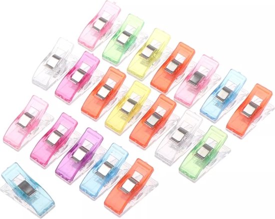 Wonder clips - Kleine knijpertjes - clips naaien 50 stuks - stof ...