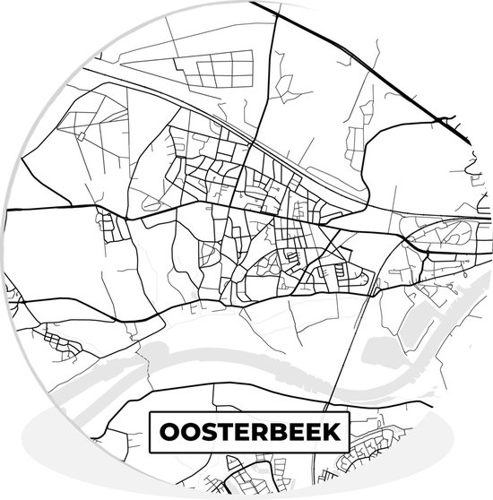 Wall Circle - Wall Circle Indoor - City Map - Map - Oosterbeek - Map ...
