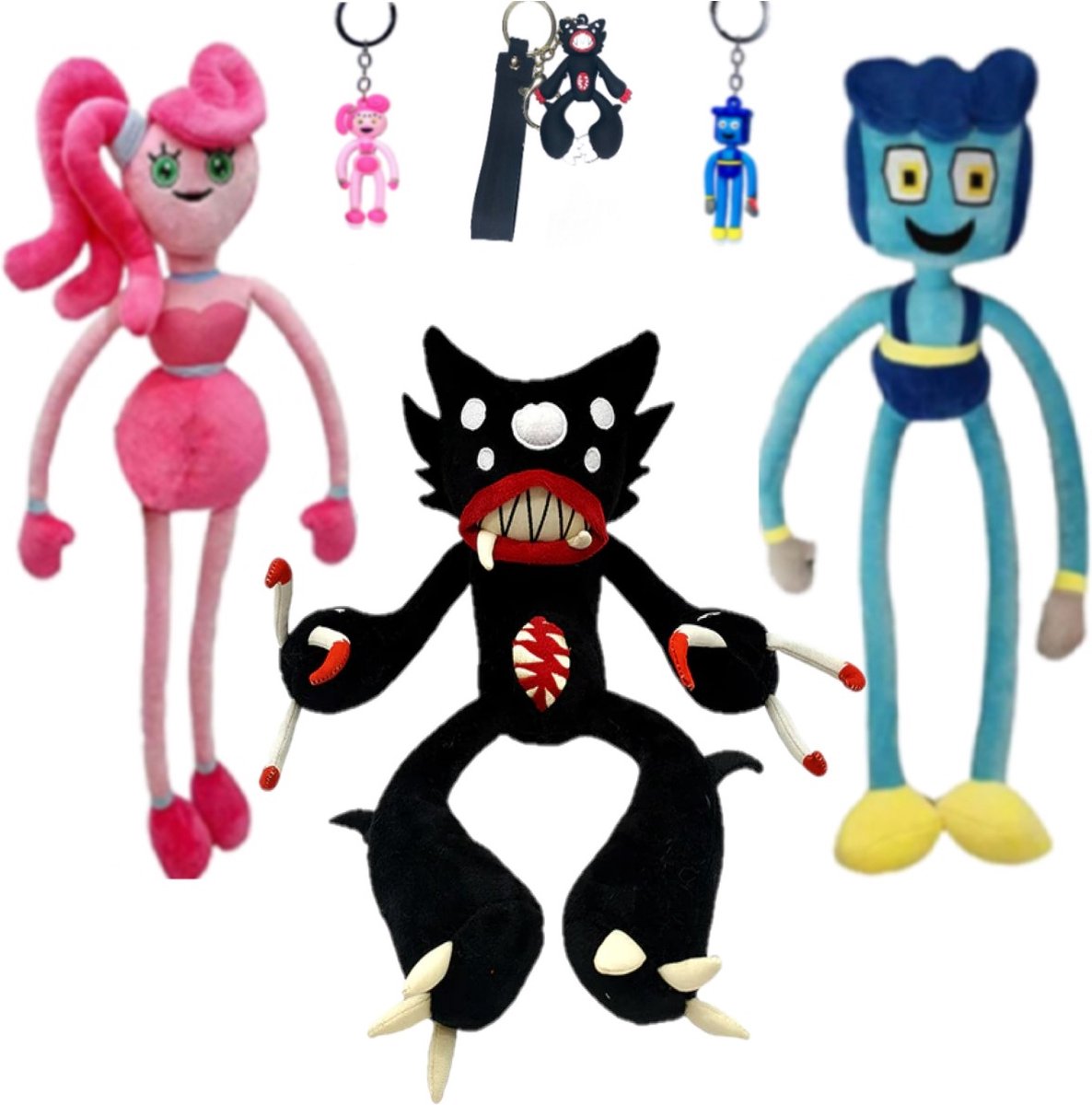 Mommy Long legs + Daddy long legs + Killy Willy knuffels- 35-50 cm ...