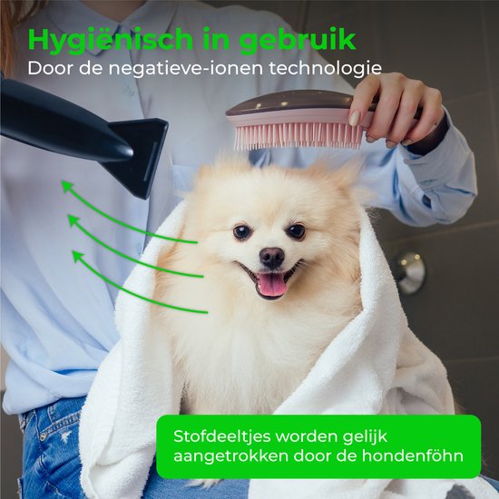 Nuvance - Hondenfohn met 4 Opzetstukken - 3000W - Waterblazer voor Honden - Honden... | bol.com