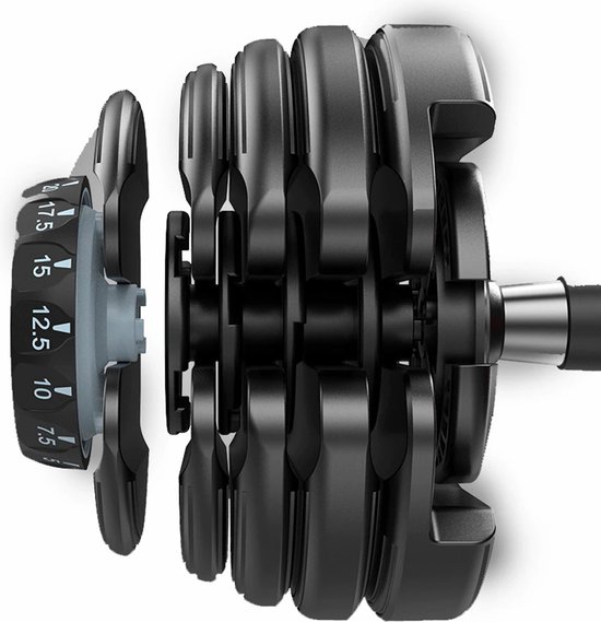 Verstelbare Dumbbells 24KG [2 STUKS] Set - Adjustable Dumbbells ...