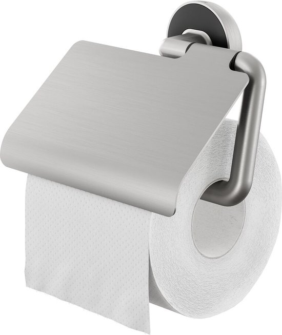 Tiger Cooper - Wc rolhouder met klep - Toiletrolhouder - Zonder boren ...