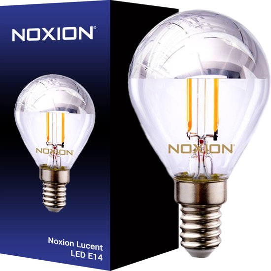 Noxion Lucent LED E14 Kogel Filament Spiegel 4.5W 400lm - 827 Zeer Warm Wit - Vervangt... | bol.com