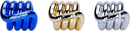 Tangle Toys Junior - Metallic 3-Pack - Fidget Toy voor kinderen en ...