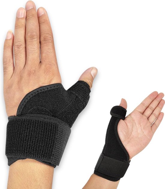 LBB - Vingerspalk - Voor duim - Onze size - Zwart - Verharde spalk ...