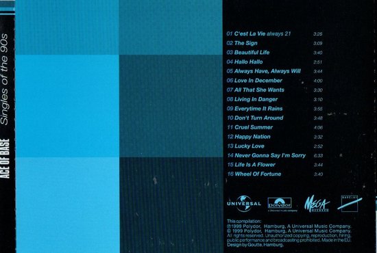 Ace of Base - Singles of the 90s, Ace of Base | CD (album) | Muziek ...