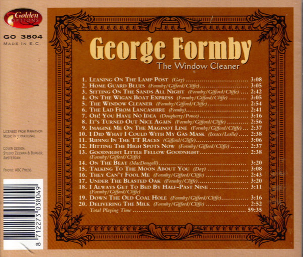 Window Cleaner, George Formby | CD (album) | Muziek | bol.com