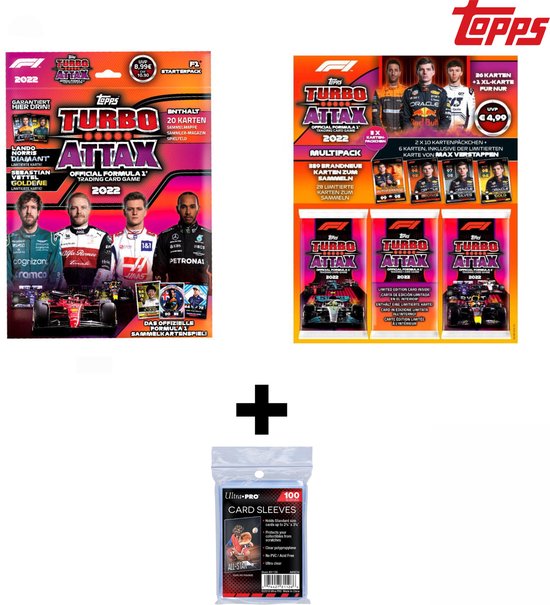 Topps F1 Turbo Attax 2022 Trading Cards - Starterpack + Multipack ...