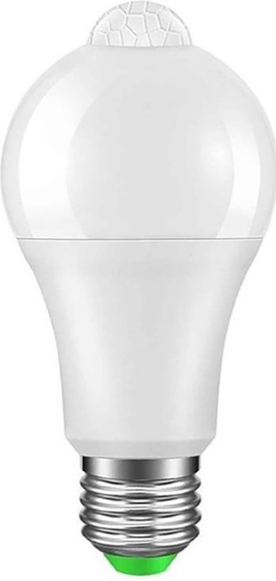 LED Lamp - Dag en Nacht Sensor - Aigi Linido - A60 - E27 Fitting - 6W - Warm Wit 3000K... | bol.com