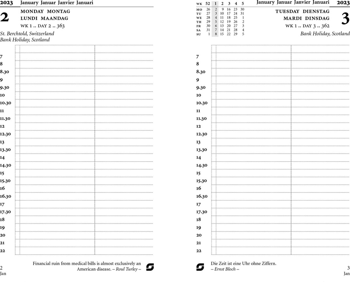 Succes calendarium Standard 1 Dag 4-Talig 2023 | bol.com