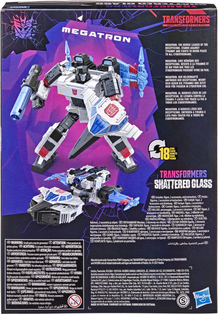 Hasbro Transformers Generations Shattered Glass Megatron Exclusive 18cm ...