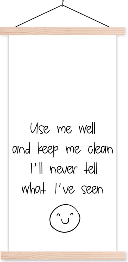Posterhanger incl. Poster - Schoolplaat - Spreuken - Quotes - Use me ...