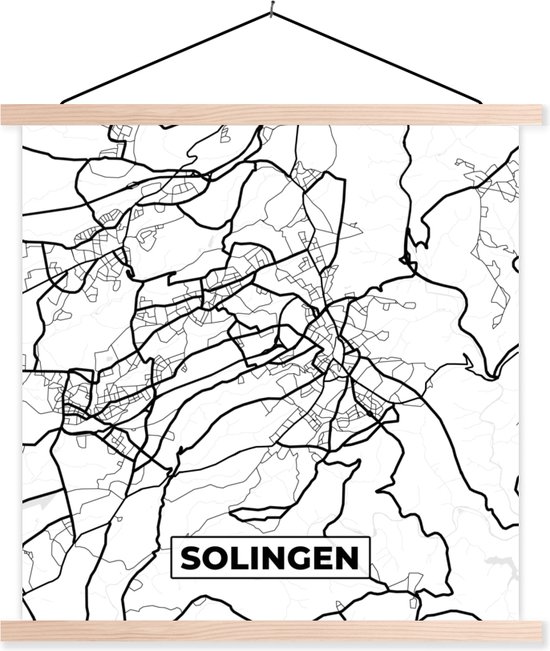 Posterhanger incl. Poster - Schoolplaat - Solingen - Plattegrond ...