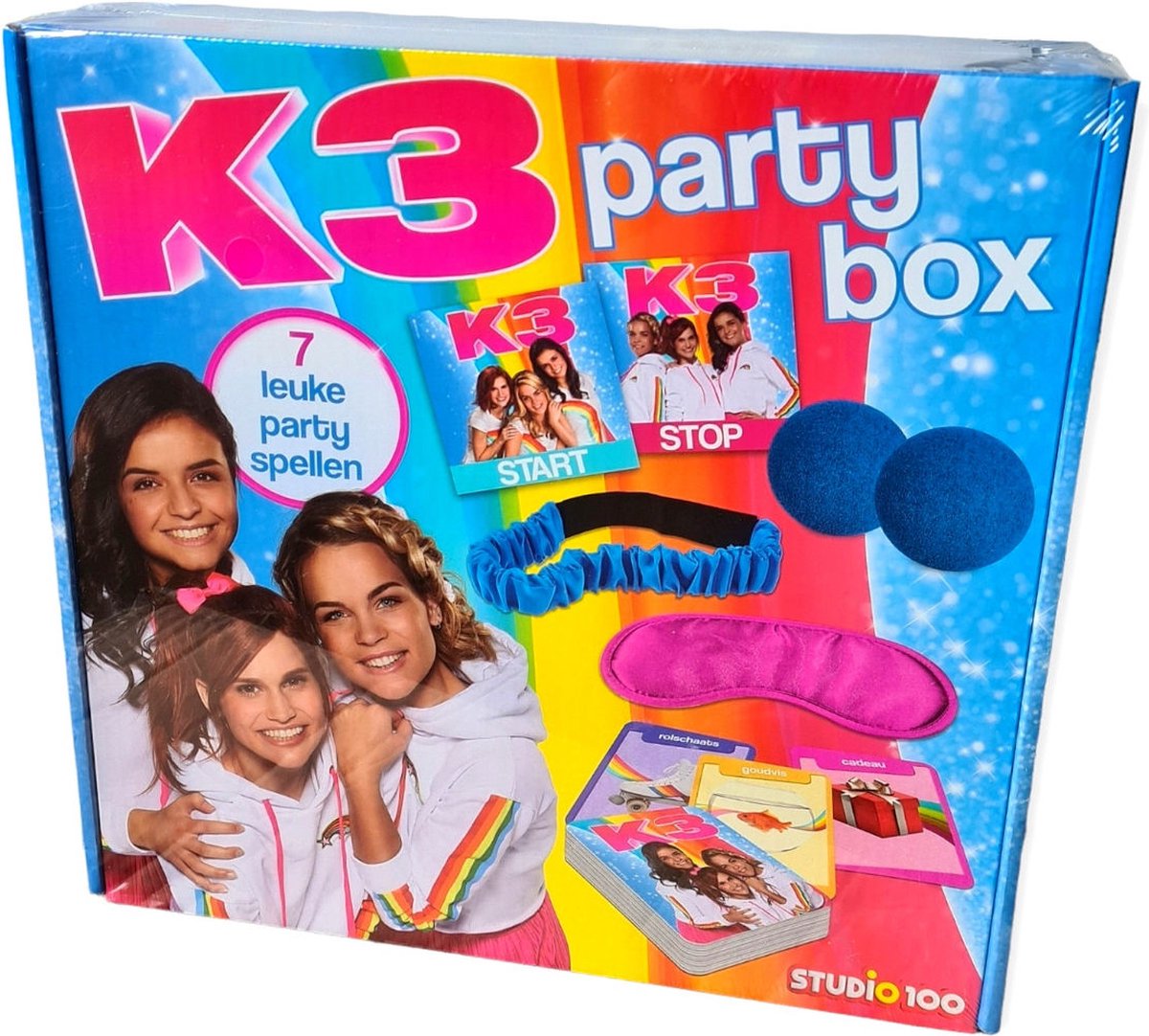 K3 Spel - Party box - 7 leuke party spellen voor binnen én buiten ...