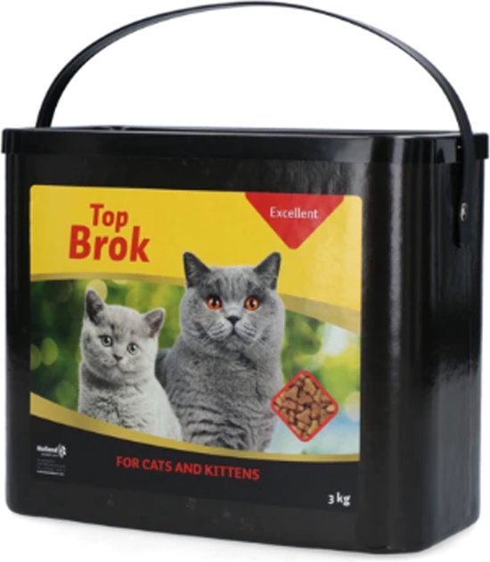 Topbrok Excellent Kat en kitten – Kattenbrokken geschikt voor volwassen ...