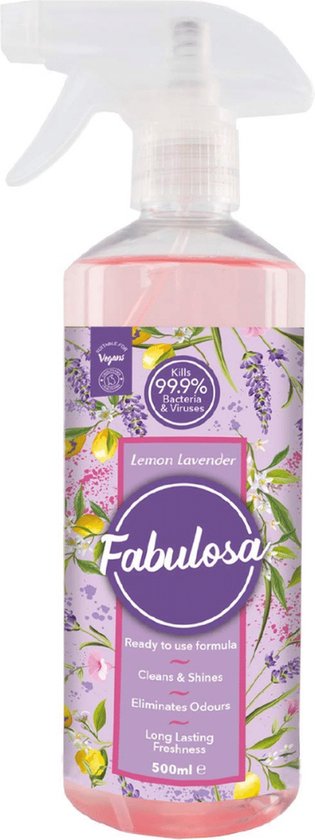 Fabulosa Lemon Lavender - Geconcentreerde desinfecterende spray Lemon ...