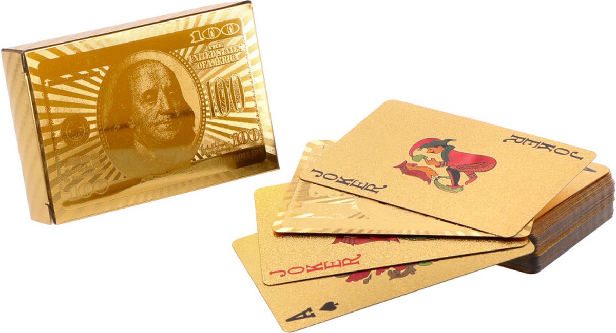 Speelkaarten - Goud - Luxe - Set | Games | bol.com