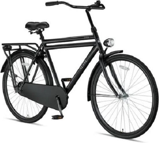 Altec Roma 28 INCH Opafiets heren - Mat Zwart - INCLUSIEF AXA Ringslot ...