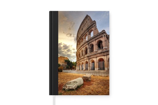 Notitieboek - Schrijfboek - Rome - Colosseum - Zon - Notitieboekje - A5 ...
