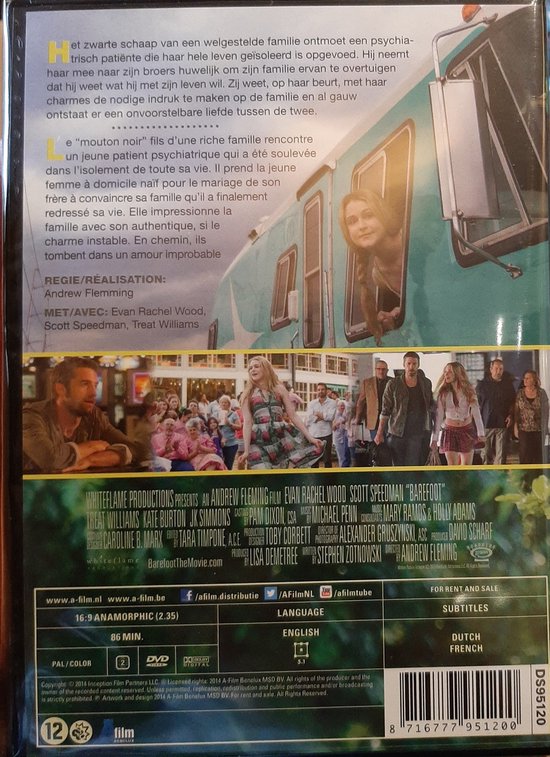 Barefoot (Dvd), Evan Rachel Wood, Scott Speedman | Dvd's | bol