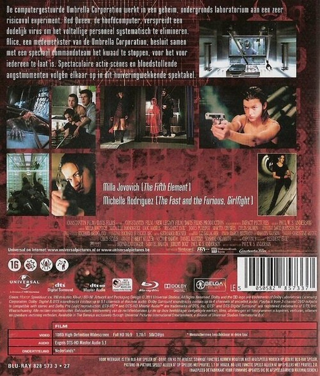 Resident Evil: Ground Zero (Blu-ray), Michelle Rodriguez | Dvd's | bol.com