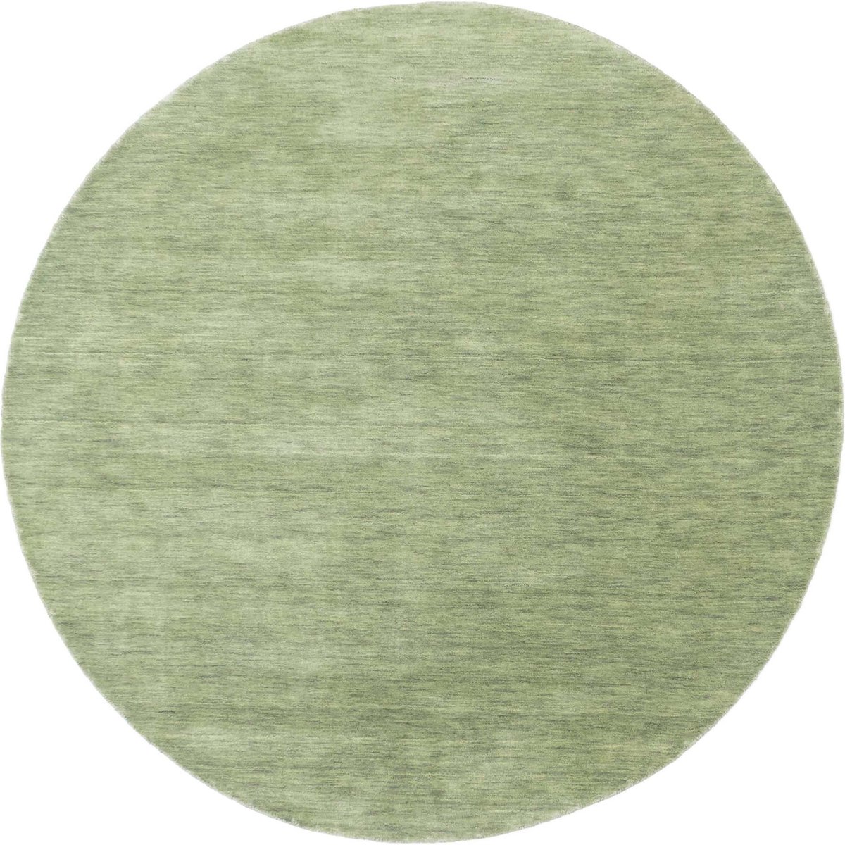 Vloerkleed MOMO Rugs Panorama Uni Rond Green Vloerkleed - 250 rond ...