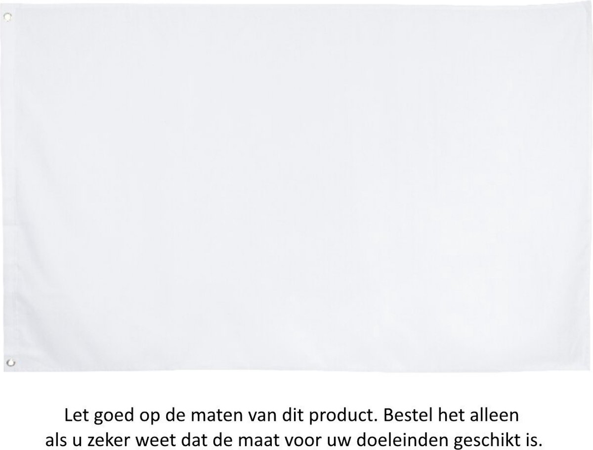 Witte Vlag 150x90CM - White Flag - Overgave - Zelf beschilderen - Zelf ...