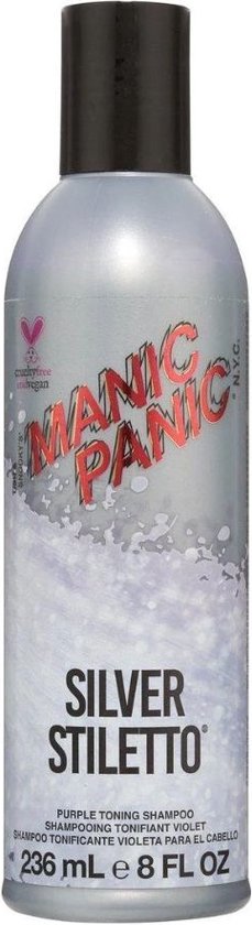 Manic Panic Silver Stiletto® Shampoo - Normale shampoo vrouwen - Voor Alle haartypes -... | bol