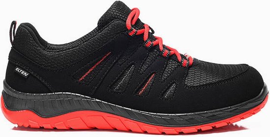 ELTEN Werkschoenen - MADDOX black-red Low ESD S3 - Unisex | bol