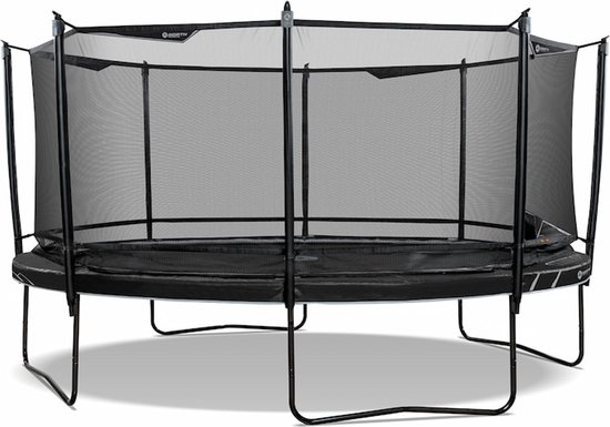North Legend - Ovale Trampoline met veiligheidsnet - 420x295 cm - Zwart ...