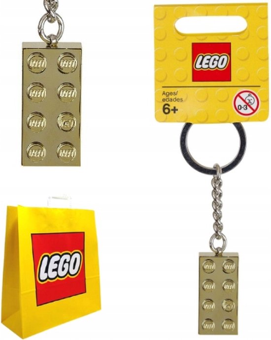 LEGO™ Golden Brick key chain sleutelhanger | bol.com