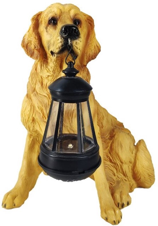BaykaDecor - Lampe Solar Labrador Uniek - Eclairage Jardin - Lampe ...