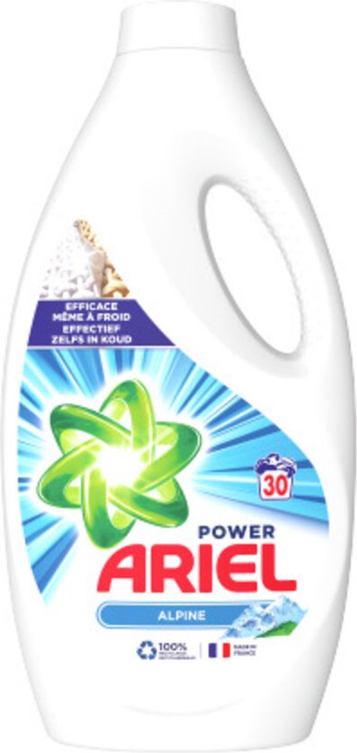 4x Ariel Vloeibaar Wasmiddel Alpine 1,65 liter | bol