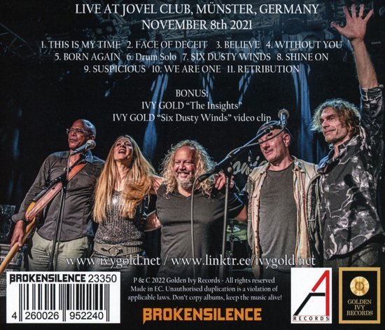 Ivy Gold - Live At The Jovel (CD), Ivy Gold | Muziek | bol