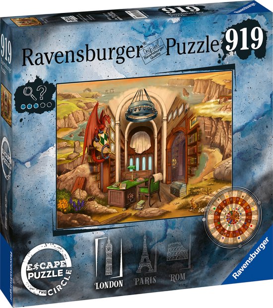 Ravensburger Escape the Circle puzzel London - Legpuzzel - 920 stukjes ...