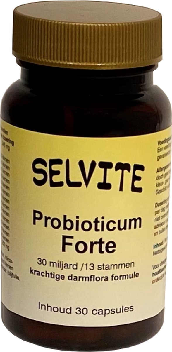 SELVITE Probioticum STERK - 30 Vegacapsules | bol.com