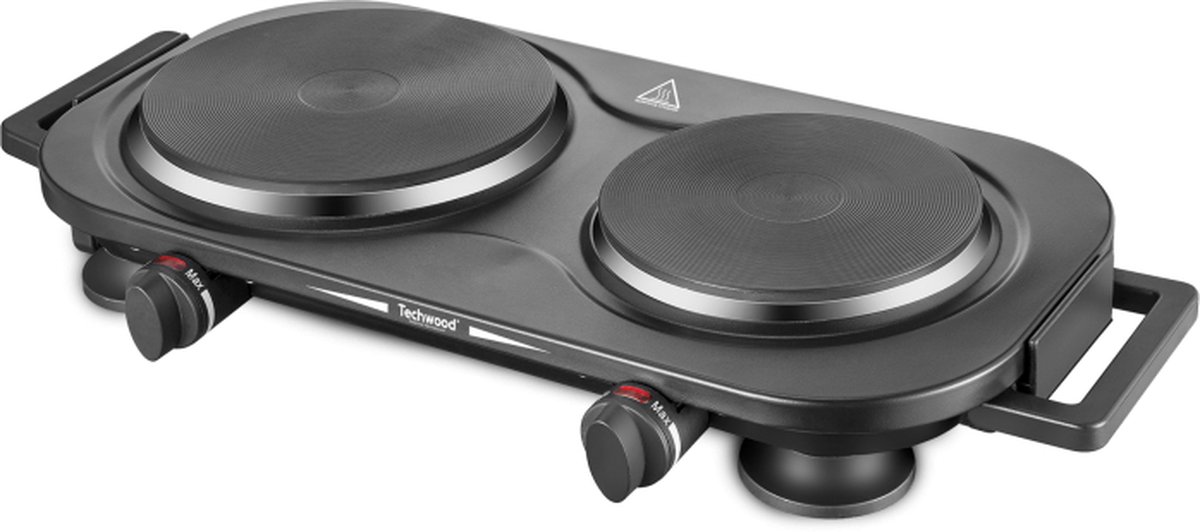 Techwood TPE-2506 - Elektrische Kookplaat - 2-pits | bol.com