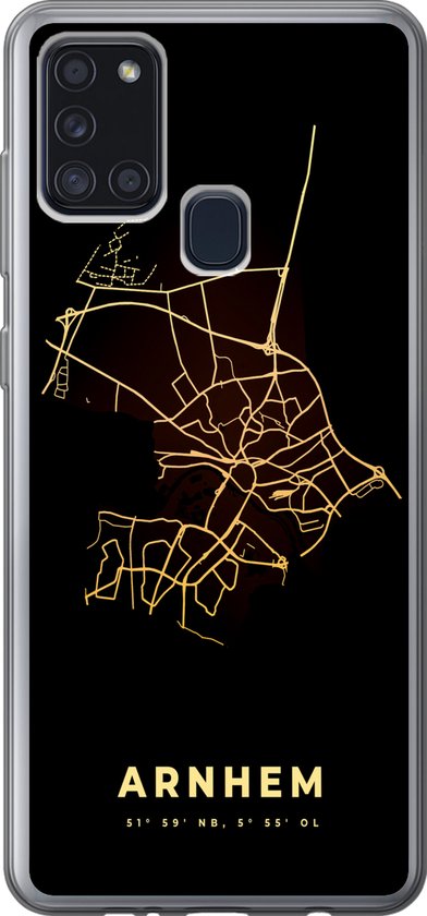 Samsung Galaxy A21s hoesje - Stadskaart - Plattegrond - Arnhem - Kaart ...