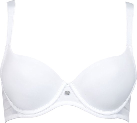 Witte voorgevormde beugel BH Lisca Alegra F - H - Wit - Maat - 80F | bol