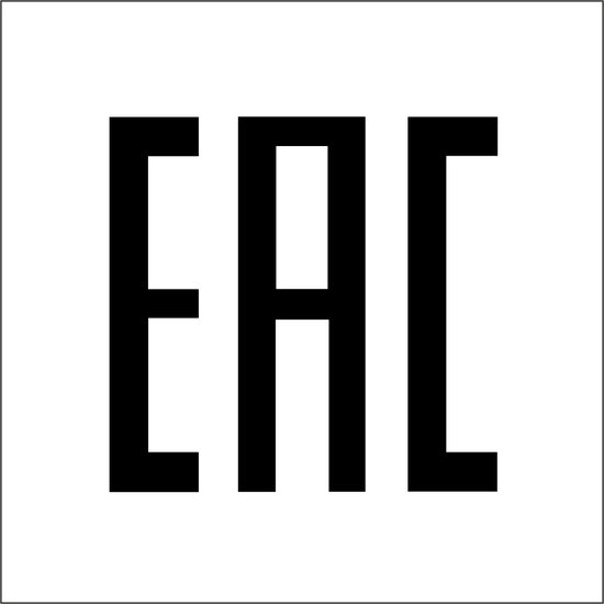 EAC sticker, 10 stickers per vel 50 x 50 mm | bol