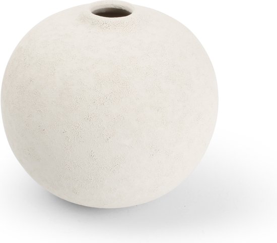 Salt&Pepper Vaas 14,5xH13cm wit Bullet | bol