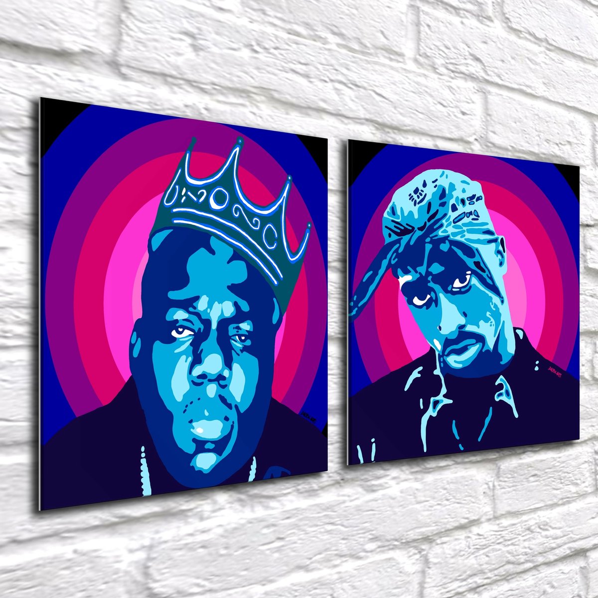 Pop Art Duo Tupac Shakur & Notorious BIG | bol