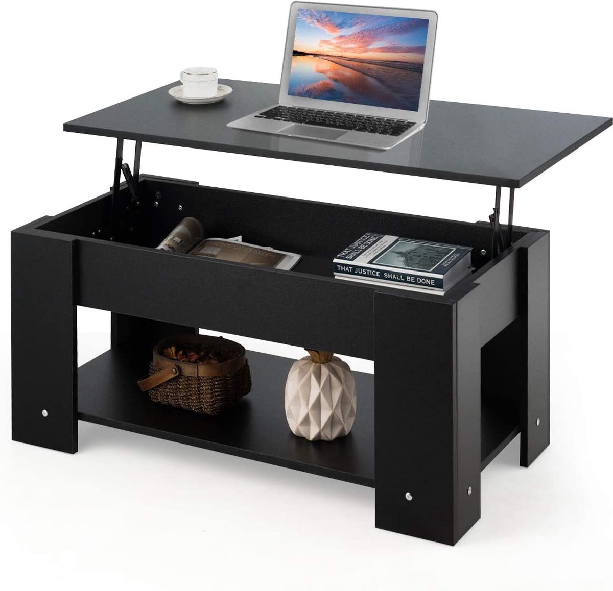 Table basse LIVINGSIGNS, réglable en hauteur, table de canapé avec ...