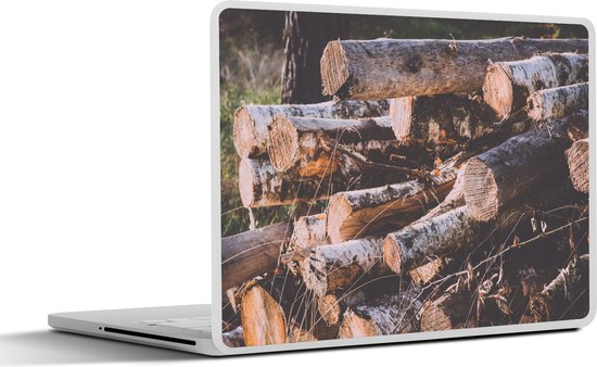 Laptop sticker - 15.6 inch - Natuur - Boomstam - Bomen | bol