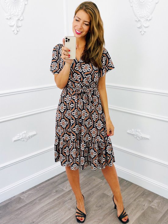 Overslag Dress Barok Zwart | bol.com