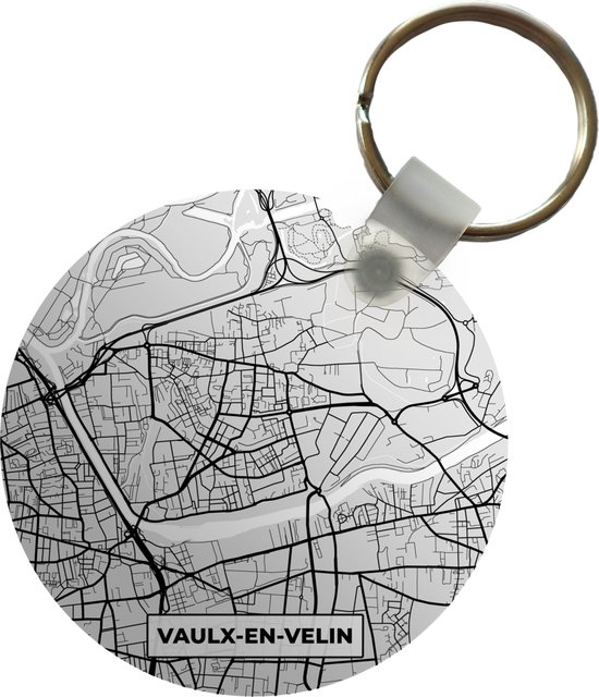 Sleutelhanger - Stadskaart - Frankrijk - Kaart - Vaulx-en-Velin ...