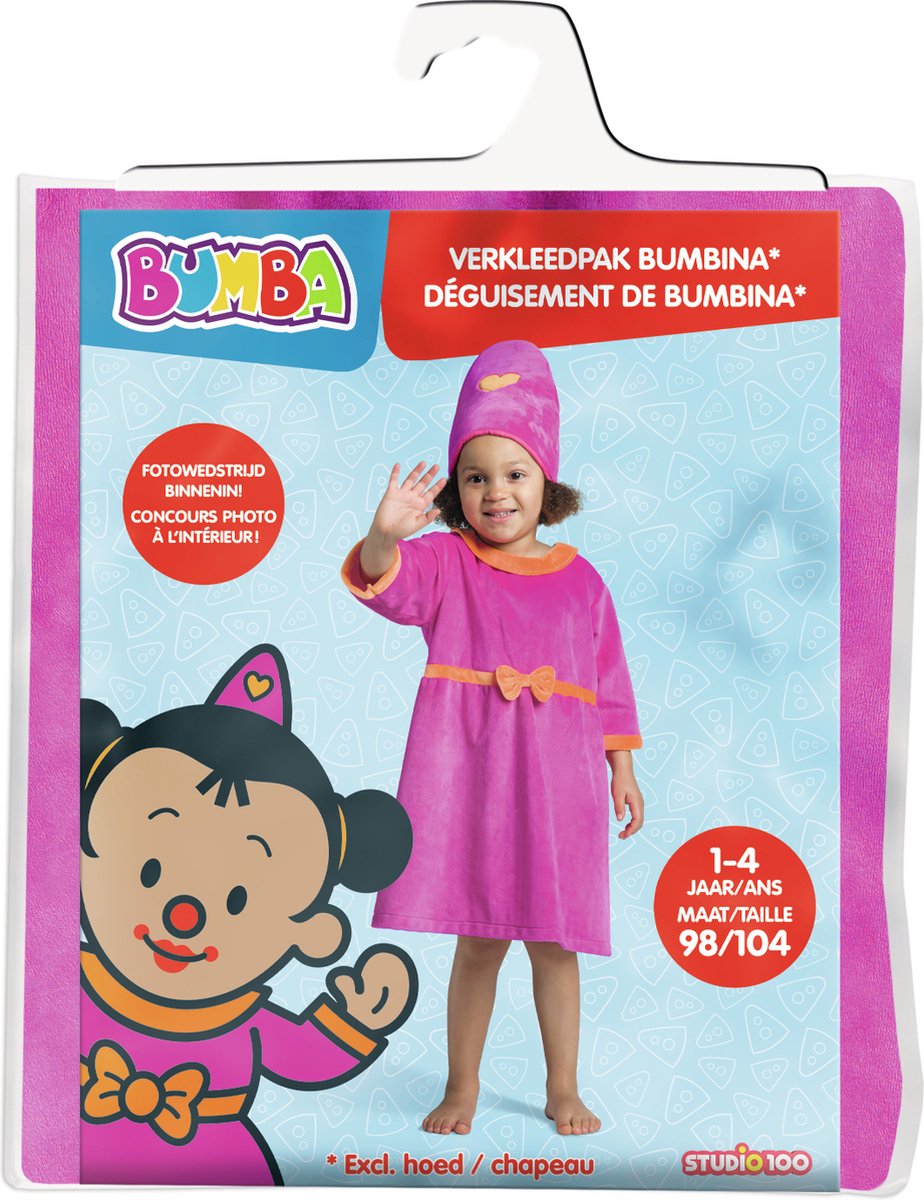 Bumba verkleedkleding - Bumbina verkleedpak 1 tm4 jaar - maat 98/104 ...