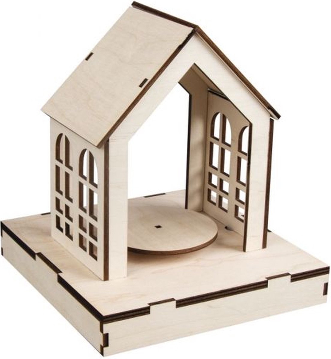 Miniatuur Bouwpakket Volwassenen - Inclusief Draaitafel - 18,5x18,5x21 ...