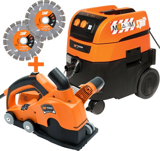 Spit D60 Sleuvenfrees + AC1630PM Stofzuiger - 695596 | bol